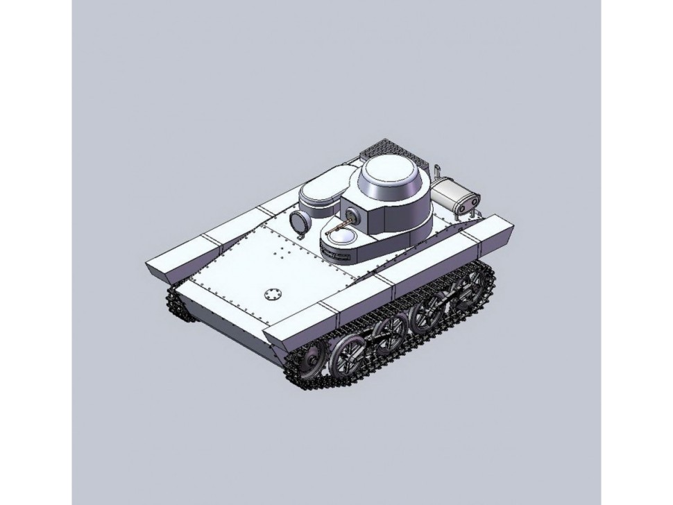 Zedval M35001 Советский легкий плавающий танк Т-33 Селезень 1/35 ...