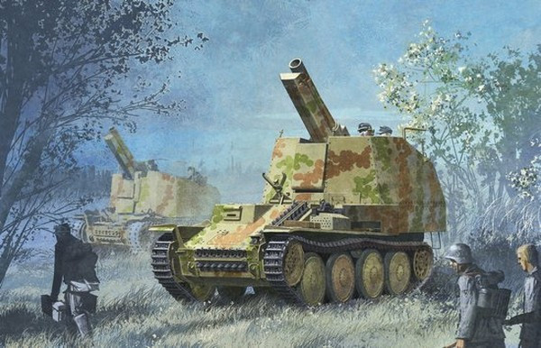 Dragon 6429 Sd.Kfz.138/1 GESCHTZWAGEN 38 M,сборные масштабные модели ...