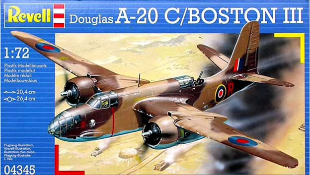 Revell 04345 Boston Mk.V/A-20J 1/72,Магазин сборных моделей, масштабные ...