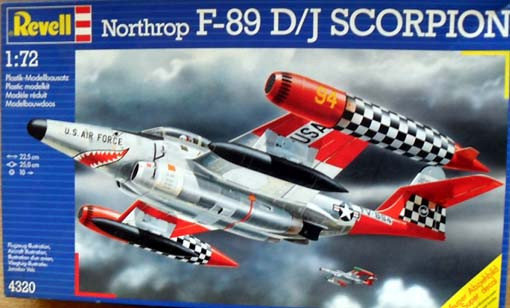 Revell 04320 F-89 D/J SCORPION 1/72,Магазин сборных моделей, масштабные ...