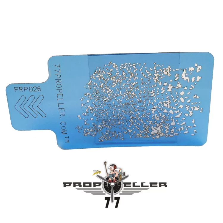 77 Propeller P026 Medium Airbrush Stencils for fine details ,сборные ...