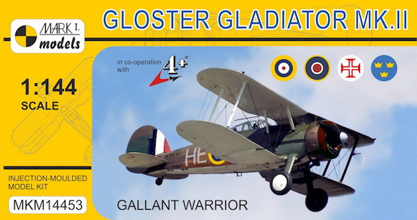 Mark 1 Models MKM14453 1/144 Gloster Gladiator Mk.II (RAF,Portug.,Swed ...