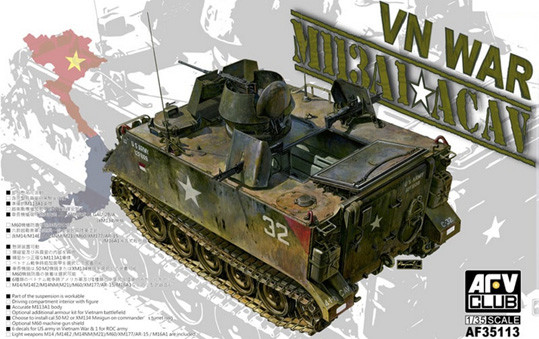 AFV club 35113 M113 ACAV w/Minigun 1/35,сборные масштабные модели ...