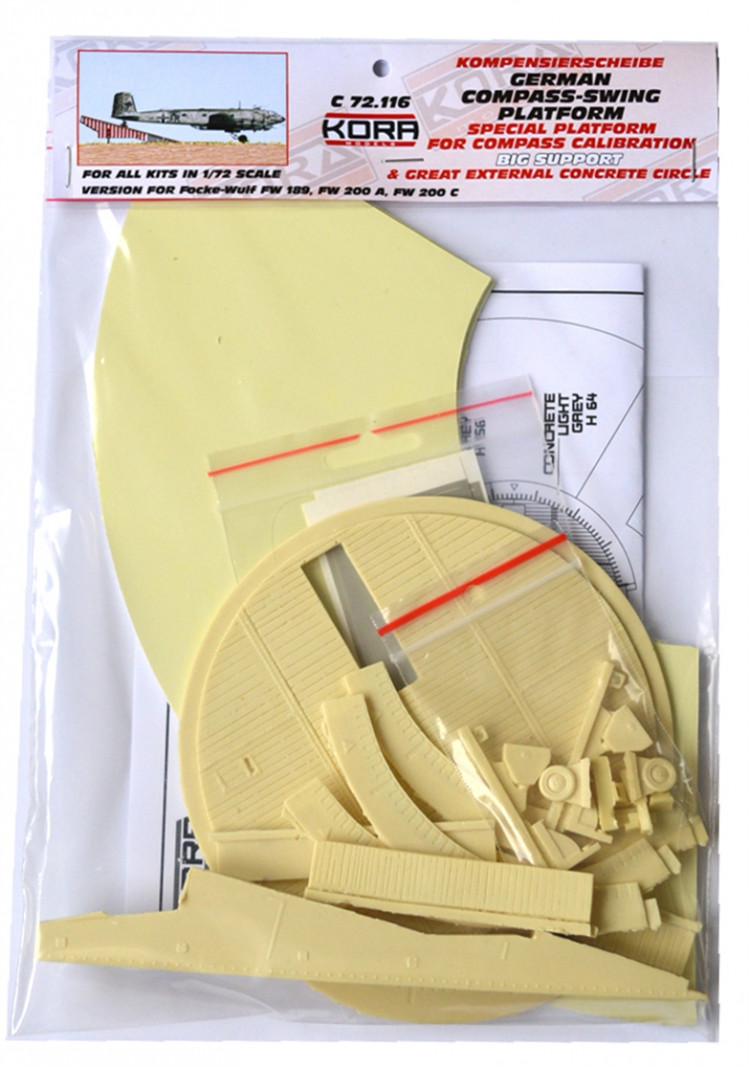 KORA MODEL KORAC72.116 1/72 German CompassSwing Platf.(Fw189, Fw200A/C ...