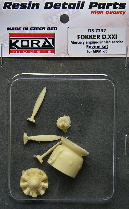 KORA MODEL KORDS7237 1/72 Fokker D.XXI Engine Set (MPM),Магазин сборных ...