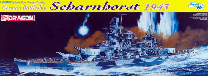 Dragon 1040 Scharnhorst (1943) 1/350,сборные масштабные модели Купить ...