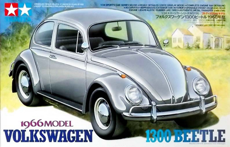 Tamiya 24136 Volkswagen 1300 Beetle 1/24,сборные масштабные модели ...